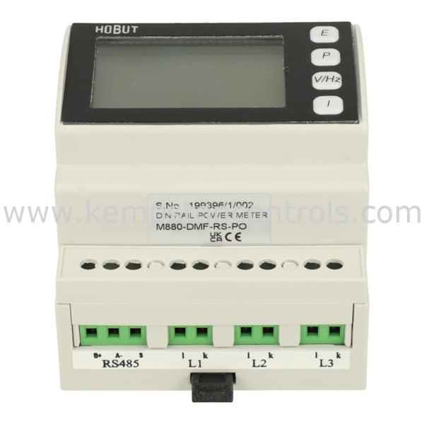 Hobut M880-DMF-RS-PO HOBUT MULTIPOWER LCD DISPLAY AC METER, DIN RAIL ...