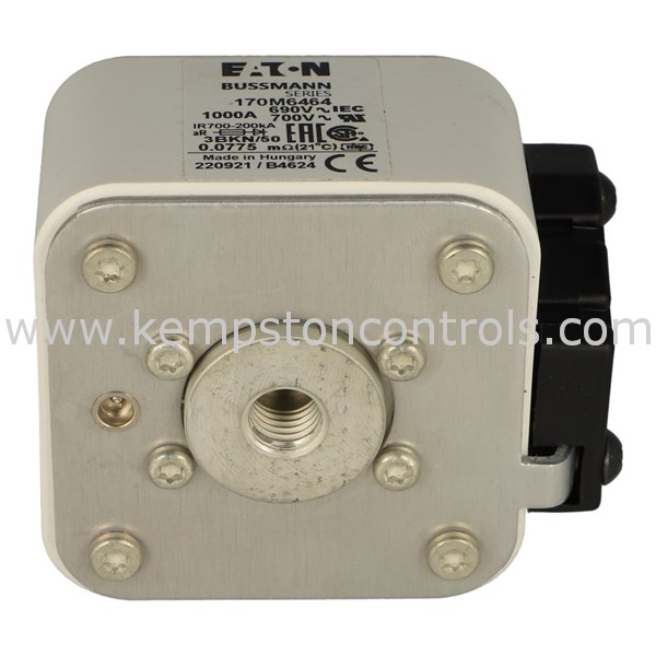 Bussmann 170M6464 BUSSMANN FUSE 1000A 690V 3BK/50 | Kempston Controls