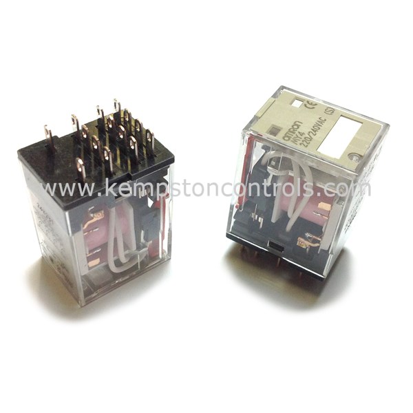 Omron MY4 220/240AC (S) OMRON 14PIN 4PDT 5A RELAY | Kempston Controls