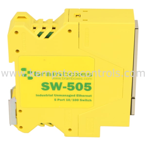 Brainboxes SW-505 BRAINBOXES COMPACT INDUSTRIAL 5 PORT 10/100 ETHERNET ...