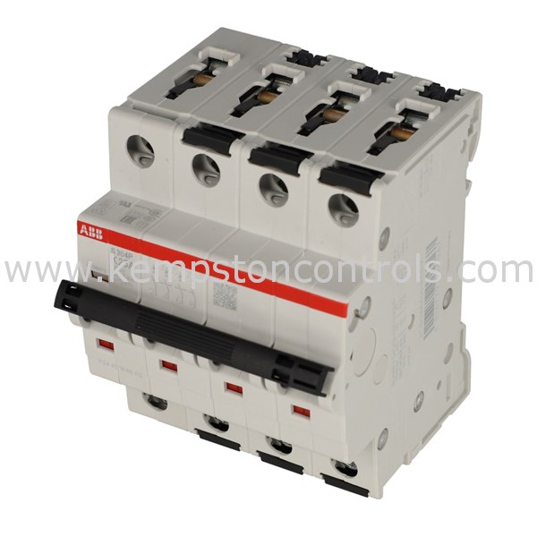ABB 2CDS384001R0517 ABB MINIATURE CIRCUIT BREAKER 4P K CURVE 25A, 25KA 415VAC 50/60HZ, SCREW ...