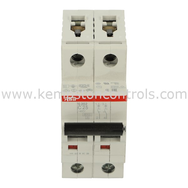 ABB 2CDS252001R0254 ABB 2CDS252001R0254 DP MCB C25A 6KA | Kempston Controls