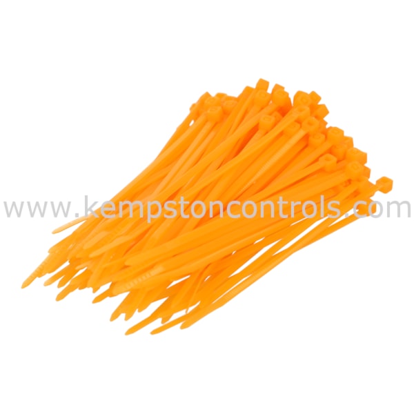 Termination Technology TT100-2.5ORANGE TT NYLON CABLE TIES 100MM X 2 ...