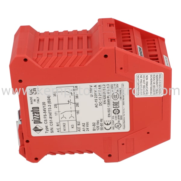 Pizzato CS FS-54V120 PIZZATO SAFETY TIMER MODULE 1NO+1NC+1CO, CATEGORY ...