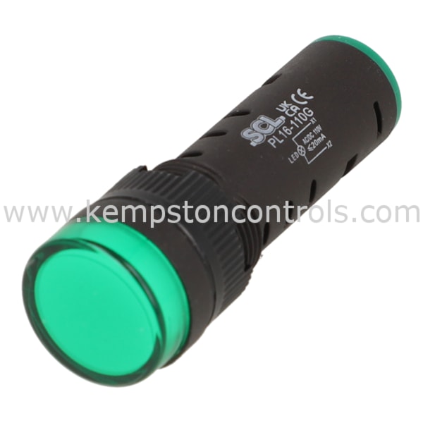 Switchtec PL16-110G SWITCHTEC SCL 16MM GREEN LED INDICATOR, 110VAC ...