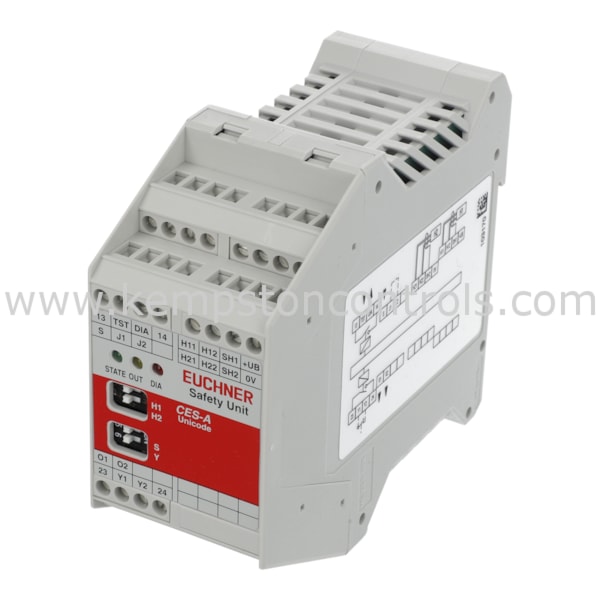 Euchner CES-A-AEA-02B EUCHNER EVALUATION UNIT, 2 READ HEADS, 2 SAFETY ...