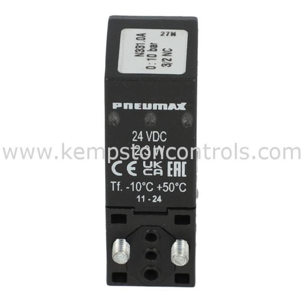 Pneumax N331.0A PNEUMAX 3.2 SOLENOID VALVE 24 VDC | Kempston Controls