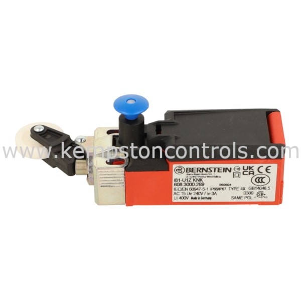 Bernstein 608-3000-269 BERNSTEIN LIMIT SWITCH, PLASTIC BODIED, 240VAC/24VDC, 50/60HZ, 1 X M20 X ...