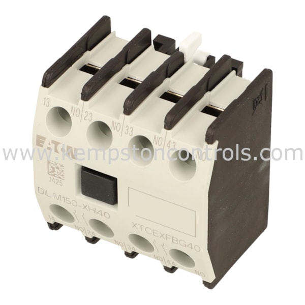 Eaton Moeller DILM150-XHI40 MOELLER AUXILIARY, TOP MOUNTING 4N/O ...