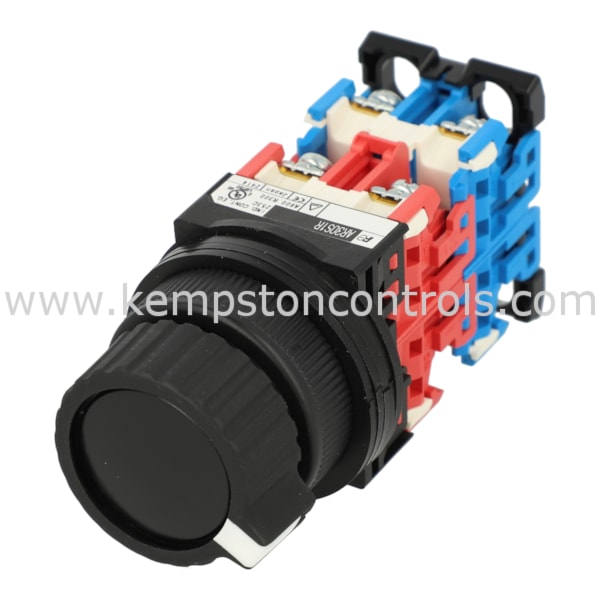 Fuji AR30S1R-22B FUJI PUSHBUTTON WITH SELECTOR RING (2 POSITION) 2NO+2NC AUX BLACK | Kempston ...