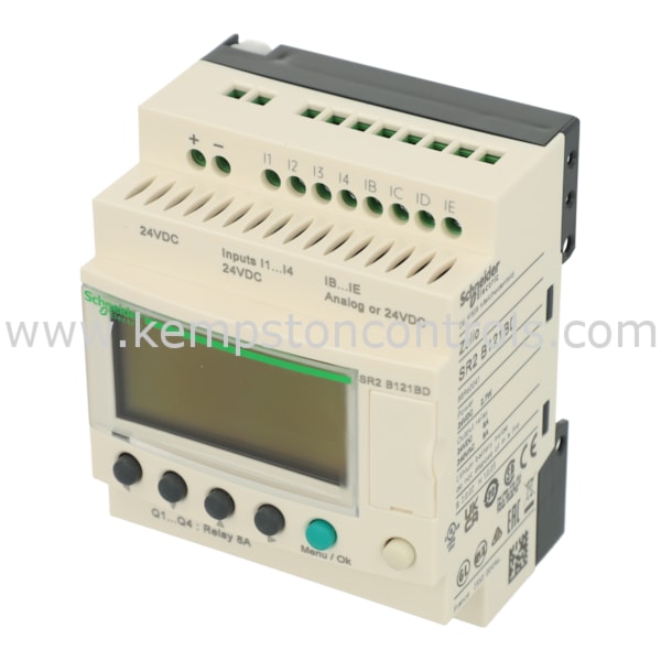 Schneider SR2B121BD SCHNEIDER COMPACT SMART RELAY, ZELIO LOGIC, 24VDC ...