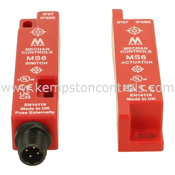 Mechan Controls MS6-20-DC-QD MECHAN CONTROLS QUICK DISCONNECT MAGNETIC SAFETY SWITCH AND ...