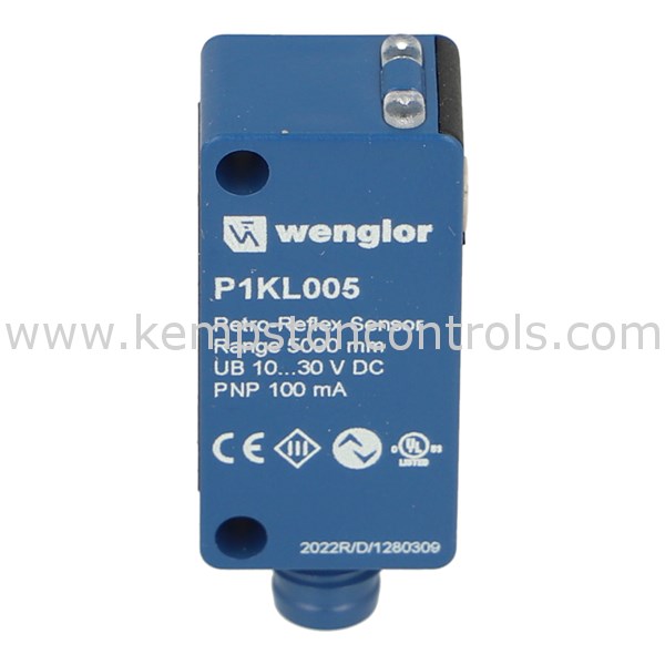 Wenglor P1KL005 WENGLOR PHOTOELECTRIC SENSOR, RETROREFLECTIVE, 5000MM ...