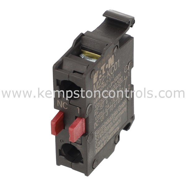 Moeller M22-KC01 EATON MOELLER AUXILIARY CONTACT BLOCK 1 NC | Kempston Controls