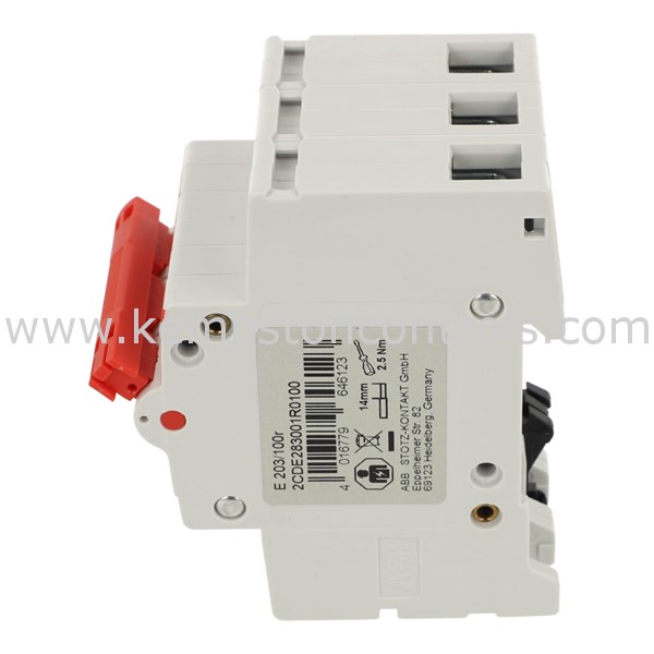 ABB 2CDE283001R0100 ABB SWITCH DISCONNECTOR, 240-400V AC, 100A, 3 POLES, 3 X NO | Kempston Controls