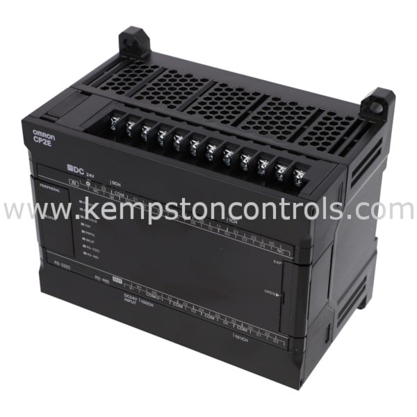 Omron CP2E-S30DT-D OMRON CP2E SERIES COMPACT PLC - STANDARD TYPE; 18 DI, 12DO; NPN OUTPUT; POWER ...