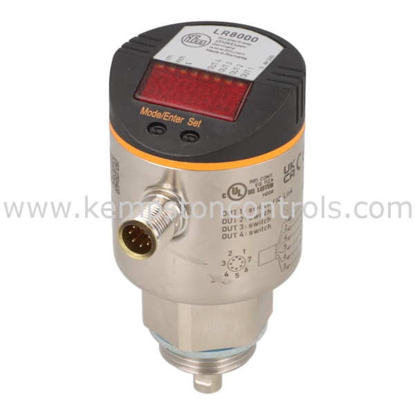 IFM LR8000 IFM LR0000B-BR34ASPKG/US, LR GUIDED WAVE RADAR LEVEL SENSOR HEAD, FOR 24VDC OPERATION ...