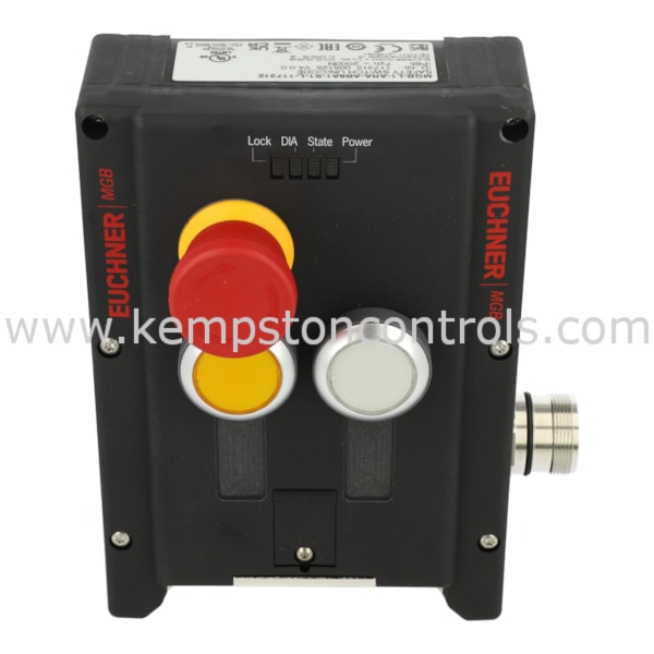 Euchner 117312 EUCHNER GUARD LOCKING UNIT, E-STOP, 2 PUSHBUTTONS, 2 X ...