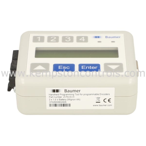 Baumer Z-PA-EI-H BAUMER HANDHELD PROGRAMMER | Kempston Controls