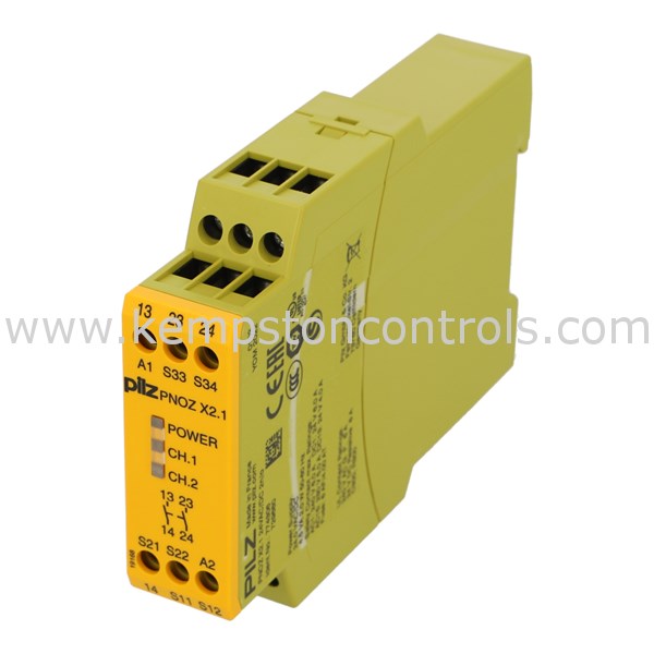 Pilz 774306 PILZ SAFETY RELAY, INPUTS: 1/2-CHANNEL, OUTPUTS: 2 N/O ...