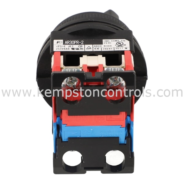 Fuji AR30PR-211B FUJI SELECTOR SWITCH, 2 POS MAINTAINED 1NO+1NC BLACK ...