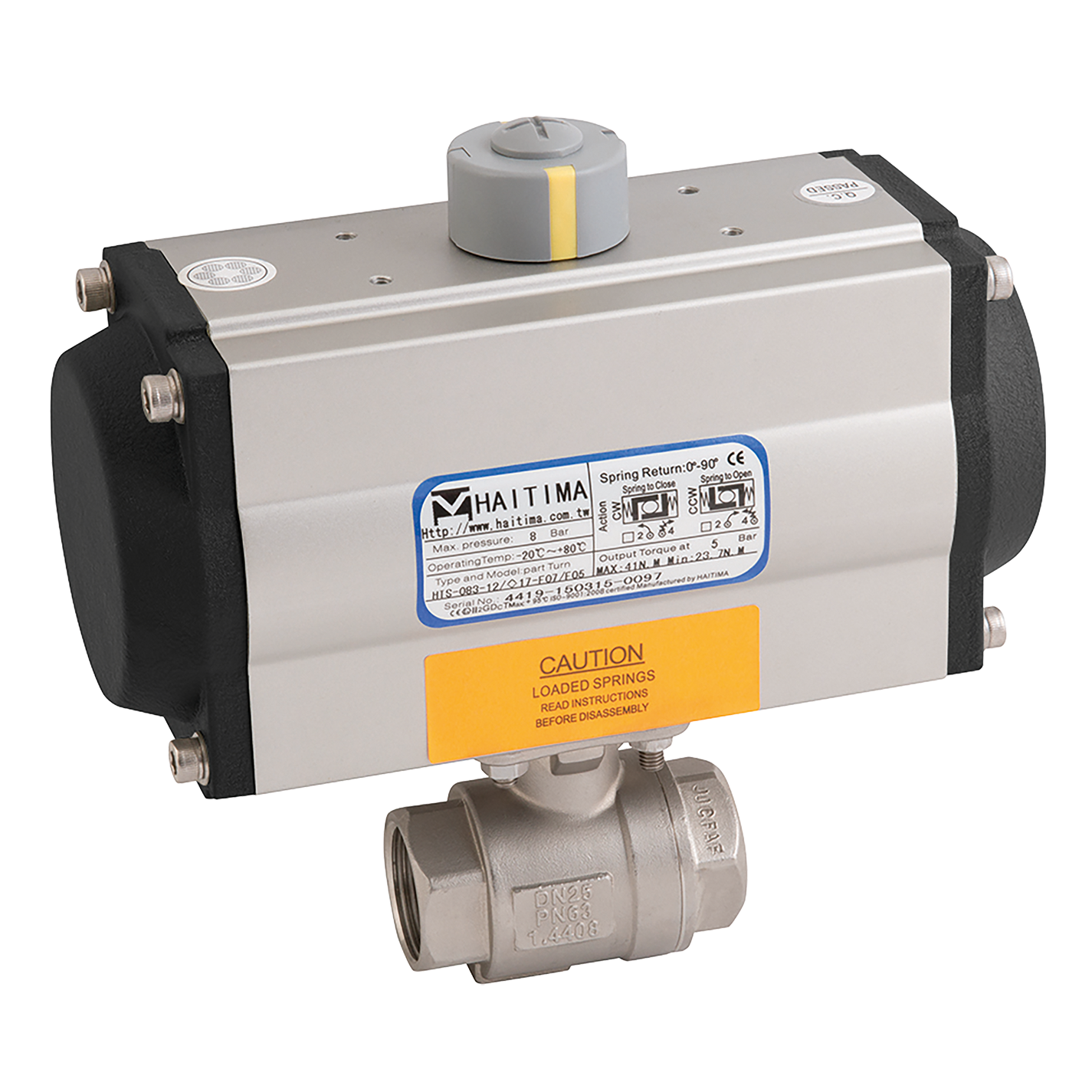 Haitima HDA 2006SD-114 HAITIMA 1.1/4" BSP 2PCE SS BALL VALVE FIT WITH HTD-052 DA | Kempston Controls