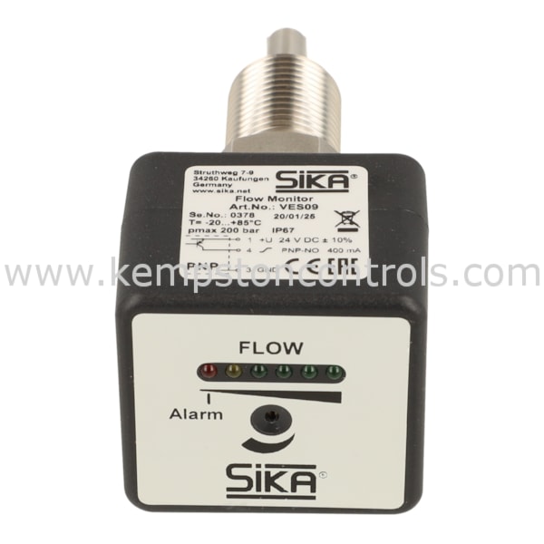 Sika VES09 SIKA FLOW MONITOR ELECTRONIC SENSOR, 48MM PROBE, G 1/2 MALE ...