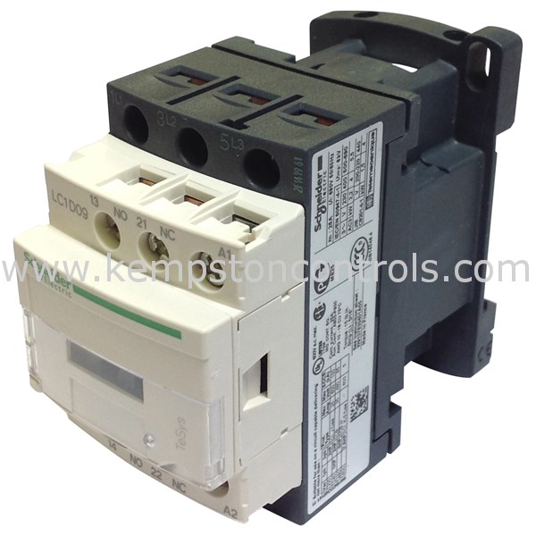 Schneider LC1D09B7 SCHNEIDER CONTACTOR 4KW 9A AC-3 3P + 1N/O & 1N/C AUX ...