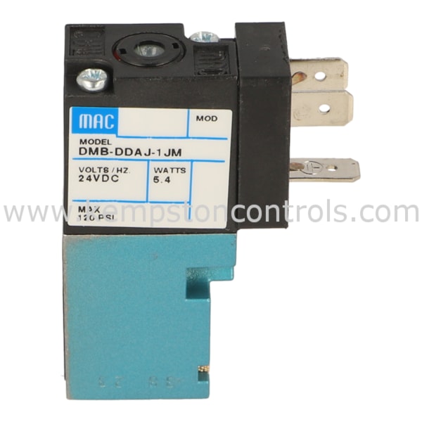 MAC Valves DMB-DDAJ-1JM MAC VALVES PILOT VALVE, 24 V DC, 5.5W, 20-50PSI, COMPRESSED AIR, VACUUM ...