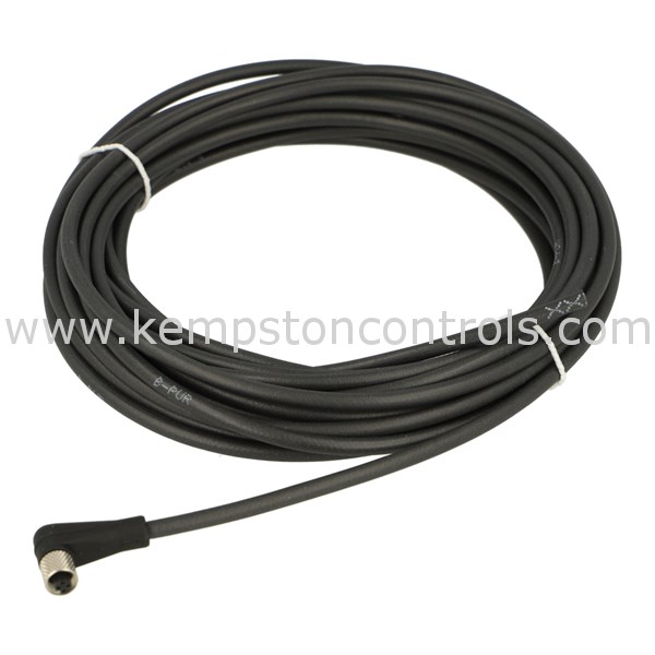 Baumer ESW05SH0500 BAUMER CABLE, M5 FEMALE 90° A CODED 3P, BLACK, PUR ...