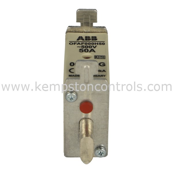 ABB OFAF000H50 ABB 1SCA022627R1210 50A DIN 43620 SIZE 000 FUSE ...