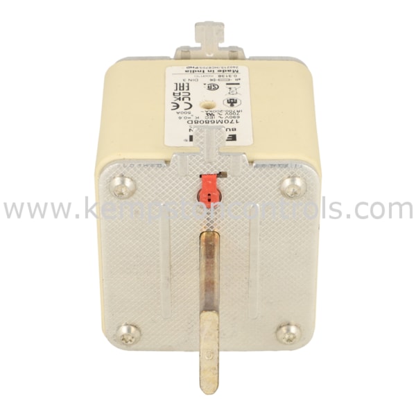 Bussmann 170M6808D BUSSMANN, FUSE, SQUARE BODY DIN 43 620, 500A, 690V ...