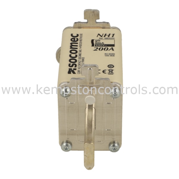 Socomec 68620200 SOCOMEC FUSE DIN1 200A GL/GG + STRKR | Kempston Controls