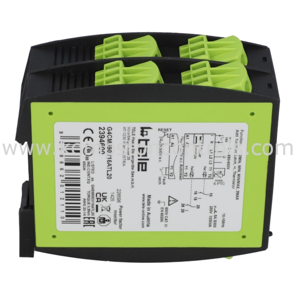 Tele G4CM690V16ATL20 TELECONTROL POWER FACTOR MONITORING RELAY ...