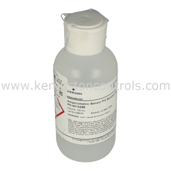 Emerson 9210299 EMERSON ROSEMOUNT AMPEROMETRIC SENSOR FILL SOLUTION #3 ...