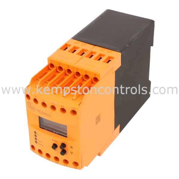 IFM DD2503 IFM EVALUATION UNIT FOR SPEED MONITORING, 110-240V AC | Kempston Controls