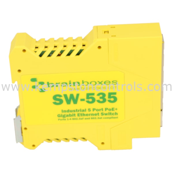Brainboxes SW-535 BRAINBOXES INDUSTRIAL 5 PORT POE+ GIGABIT ETHERNET ...
