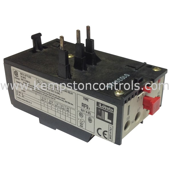 Lovato RF91 OVERLOAD RELAY, 0.6-1A, MOTOR PROTECTION, 3 POLES, THREE ...