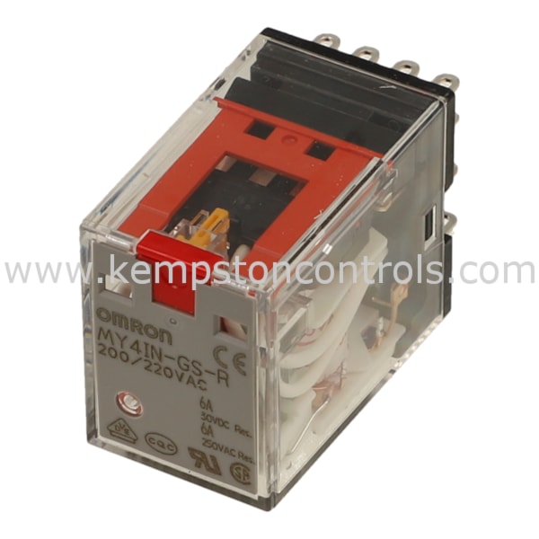 Omron MY4IN-GS-R AC200/220 OMRON RELAY, PLUG-IN, 14-PIN, 4PDT, 6 A ...