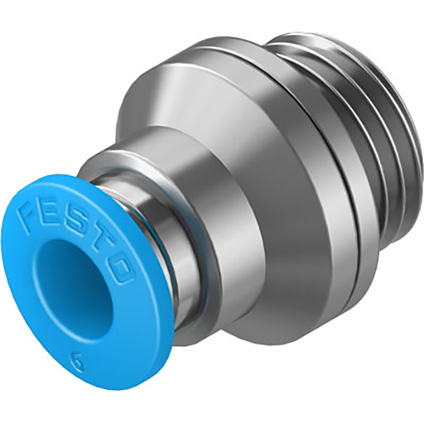 FESTO 186108 FESTO QS-G1/4-6-I MALE STUD SOLD IN MULTIPLES OF 10 ONLY ...