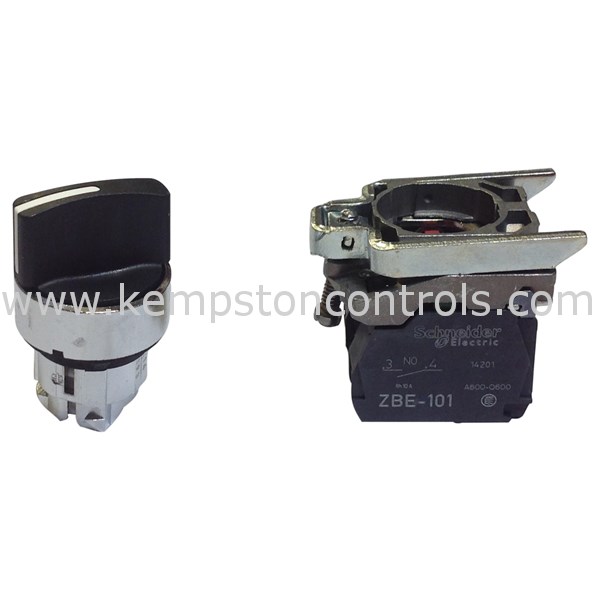 Schneider XB4BD25 SCHNEIDER SELECTOR SWITCH 2POS STD/HDLE 1NO/1NC ...