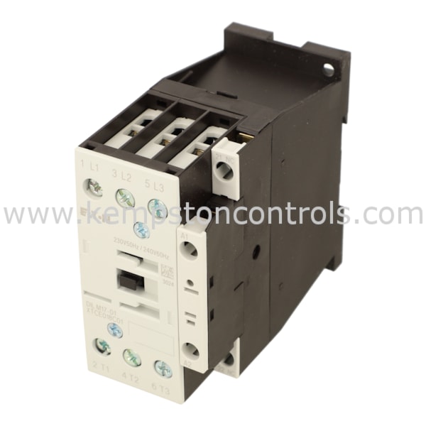 Moeller DILM17-01(230V50HZ,240V60HZ) MOELLER CONTACTOR, 3-POLE+1N/C, 7 ...