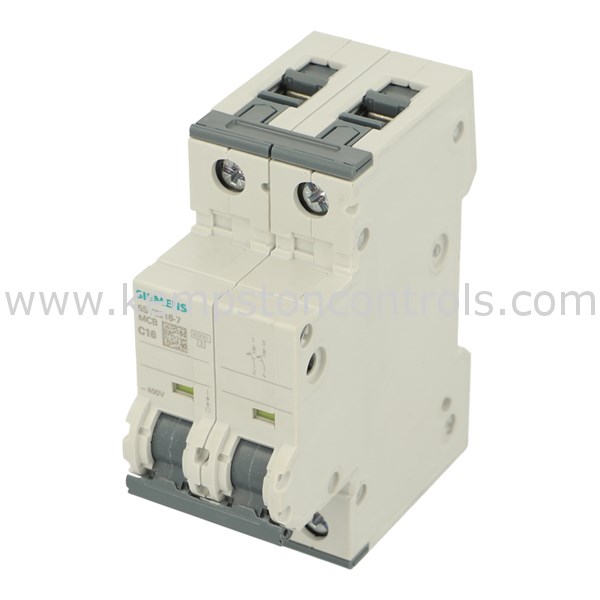 Siemens 5SY6216-7 SIEMENS MINIATURE CIRCUIT BREAKER 400 V 6KA, 2-POLE ...