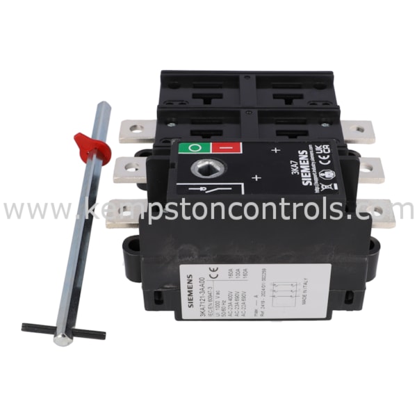 Siemens 3KA7121-3AA00 SIEMENS 160A 3P SWITCH DISCONNECTOR WITHOUT ...