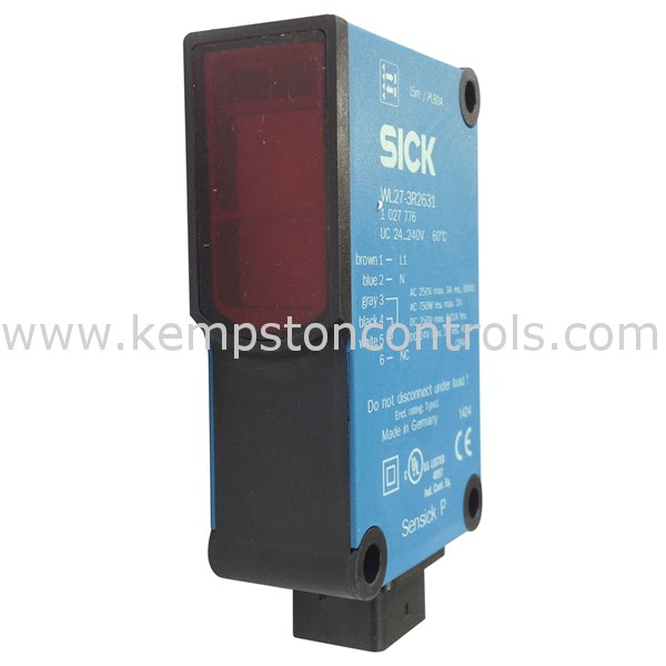 Sick WL27-3R2631 SICK PHOTOELECTRIC SENSOR, RETROREFLECTIVE, 15M RANGE ...
