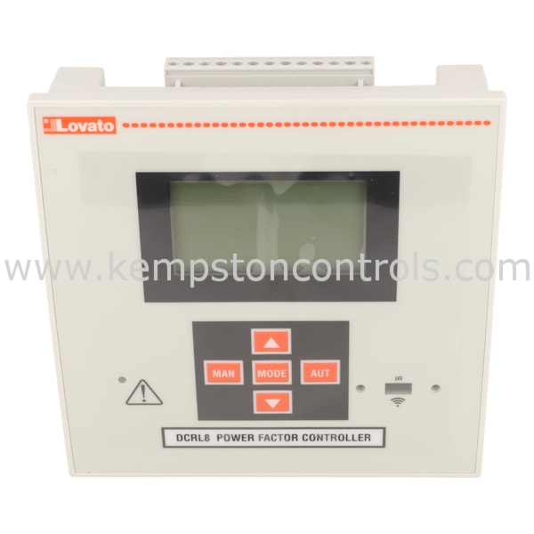 Lovato DCRL8 LOVATO POWER FACTOR CONTROLLER, 8 RELAY STEPS, 144X144MM, 4-QUAD OPERATION, IP65 ...