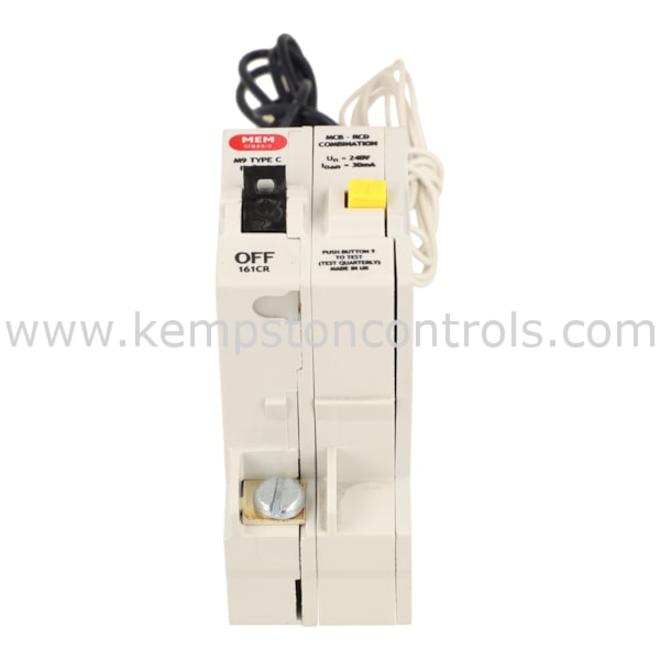 MEM Classic 161MCR MEM CLASSIC MEMSHIELD 1 16A 9KA 30MA TYPE C SP (2MOD ...