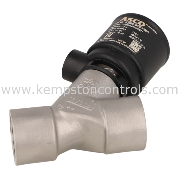 Emerson Asco E290D0310SV1000 ASCO ANGLE SEAT VALVE, 3/4" PIPE SIZE, DN20, 2 WAYS, NORMALLY ...
