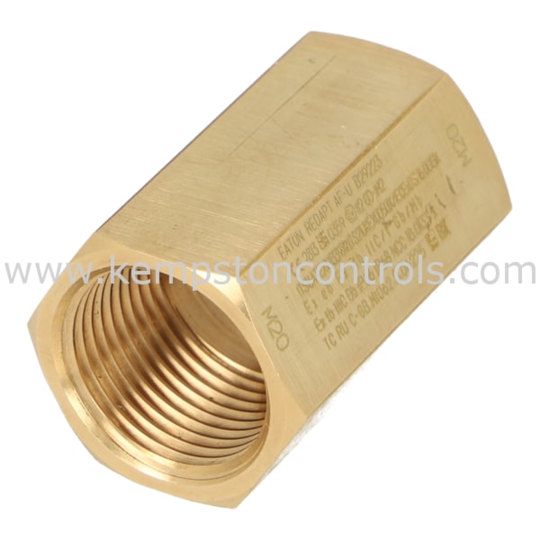 Crouse Hinds AFU100404 FEMALE TO FEMALE M20 ADAPTER BRASS | Kempston ...