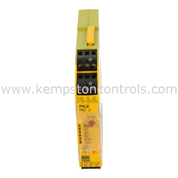 Pilz PNOZ s3 24VDC 2 n/o PILZ SAFETY RELAY, 1/2 CHANNEL WIRING, 2 NO ...